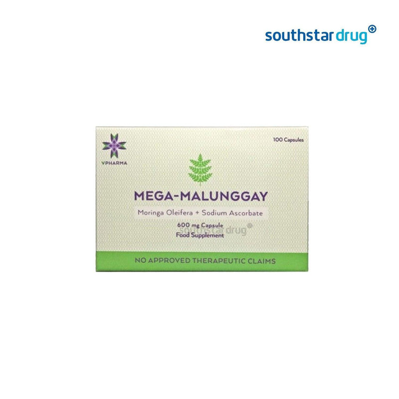 Buy Mega Malunggay 600 mg Capsule - 20s Online | Southstar Drug