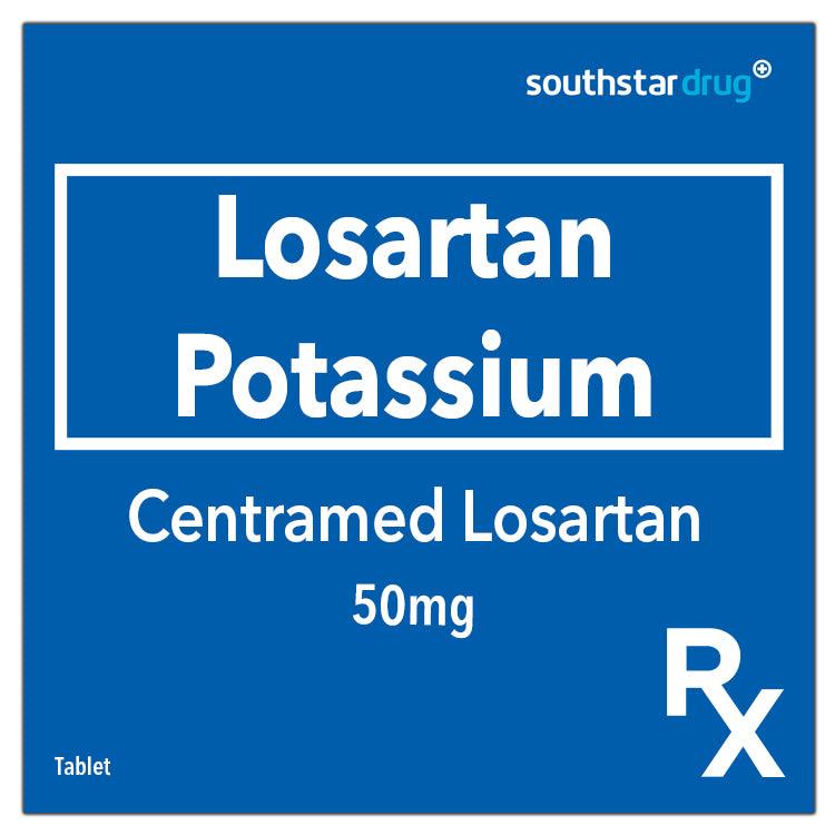 Buy Rx: Centramed Losartan 50 mg Tablet Online | Southstar Drug