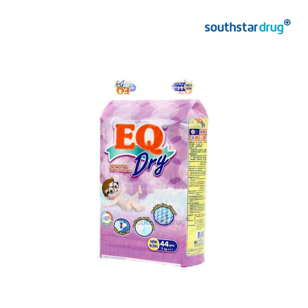 Buy EQ Dry Diaper Econopk Newborn Online | Southstar Drug
