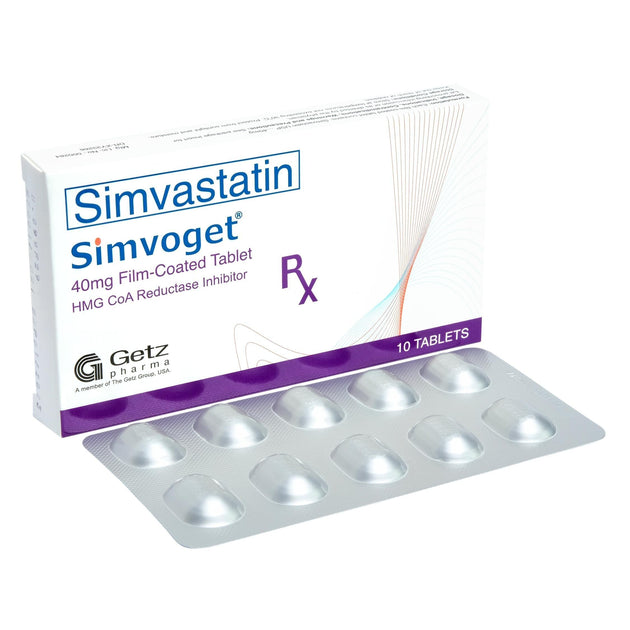 Buy Rx: Simvoget 40 mg Tablet Online | Southstar Drug